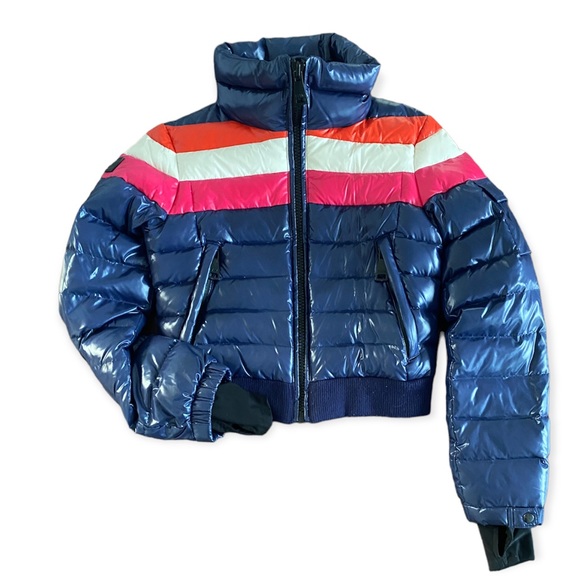 SAM. | Jackets & Coats | Sam Girls Starburst Cropped Puffer Down Jacket ...